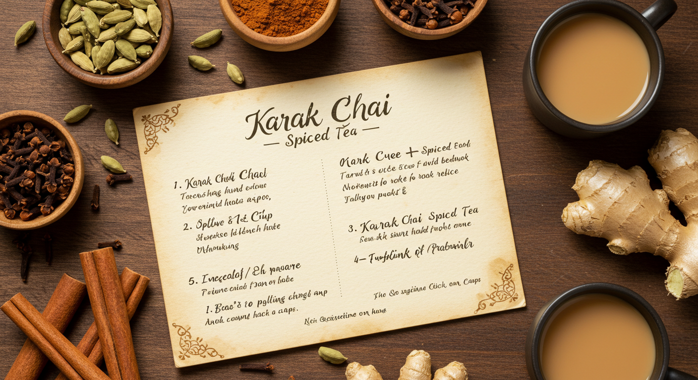 Best Karak Chai Tea Recipe 2025 : Karak Chai Tea Recipe 2025