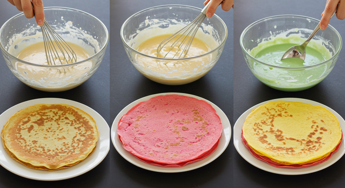6 Colorful Crepe Ideas for Kids and Parties